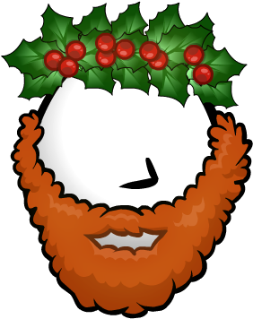 The Burly Beard (383x405), Png Download
