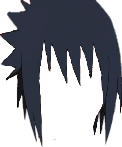 Sasuke Hair - Sasuke Hair Png (411x494), Png Download