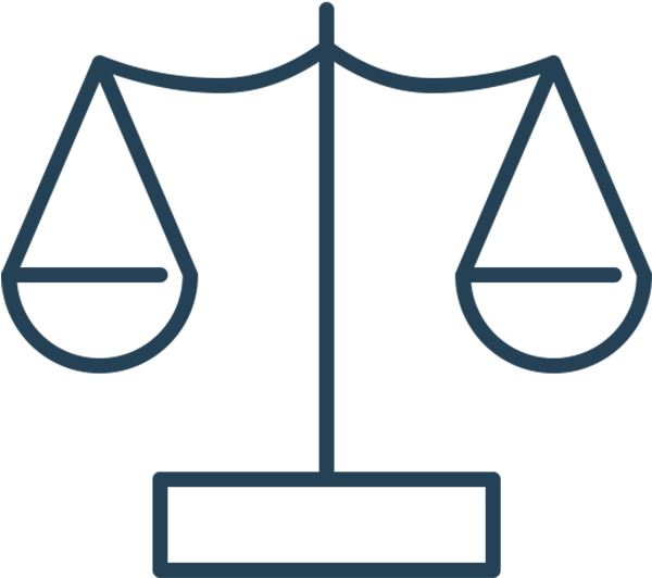 Balance - Outline Of A Balance (600x600), Png Download