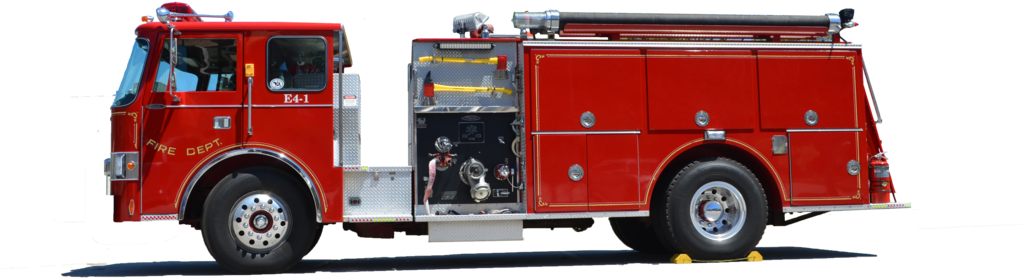 Fire Truck Png (1024x678), Png Download
