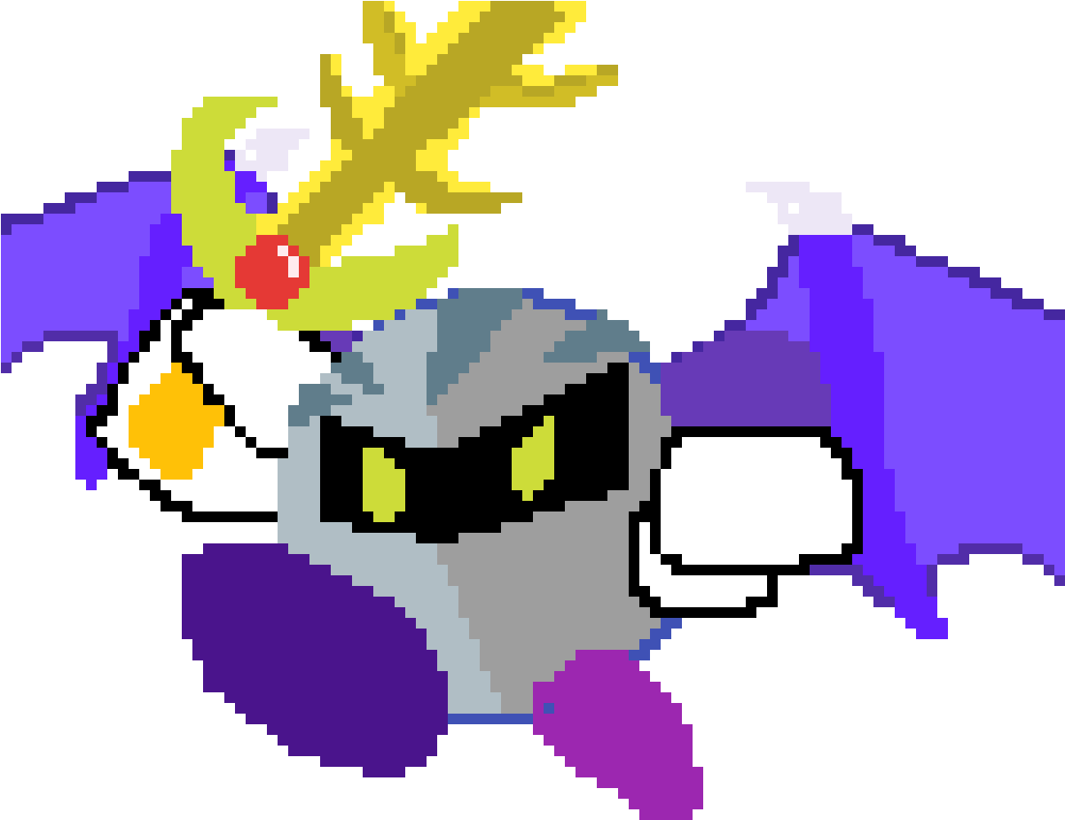 Download Meta Knight - Youtube Play Button Pixel Art | Transparent PNG ...