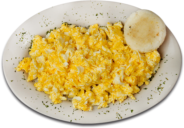 Plate Of Scrambled Eggs Png - Scrambled Eggs Png (800x800), Png Download