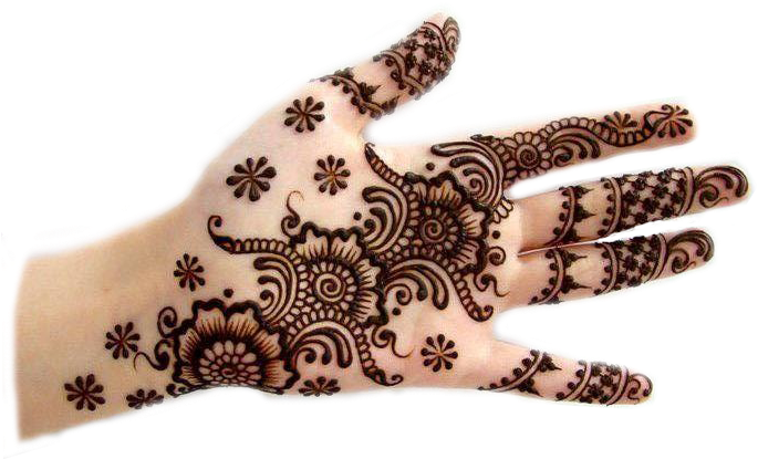 Mehndi Designs Png (720x540), Png Download