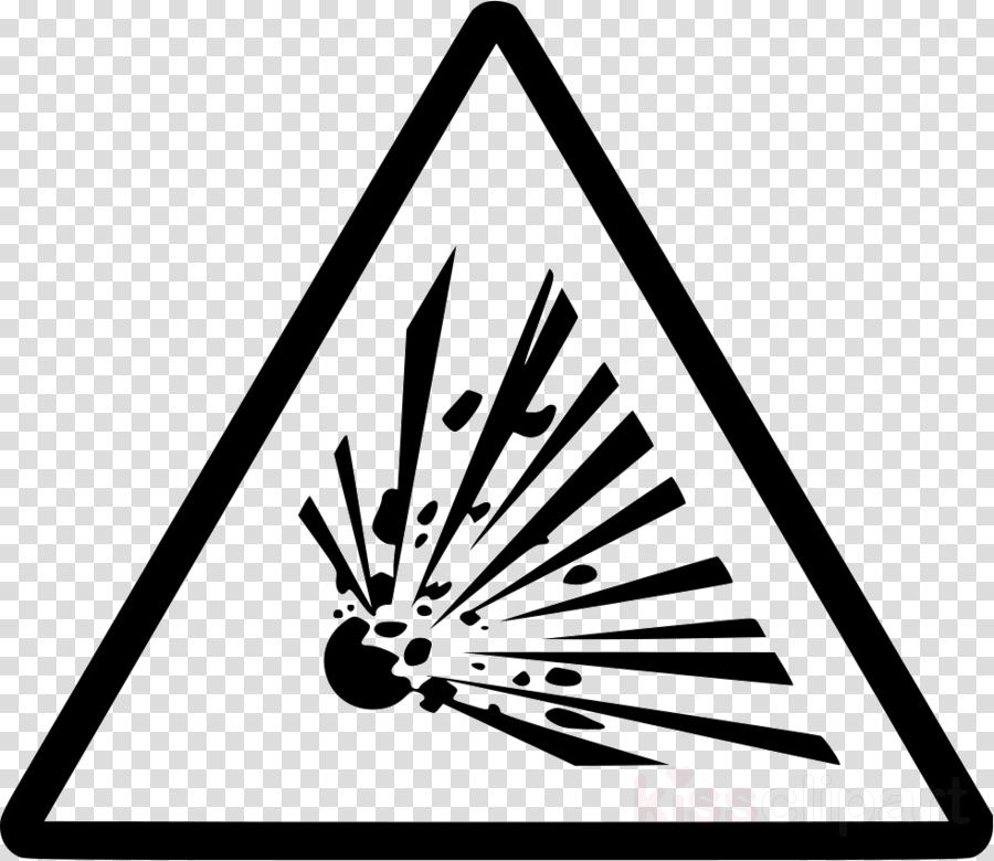 Download Risk Of Explosion Sign Clipart Explosive Hazard Symbol ...