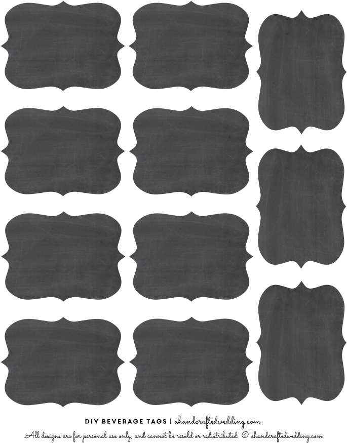 Free Chalkboard Label Clipart