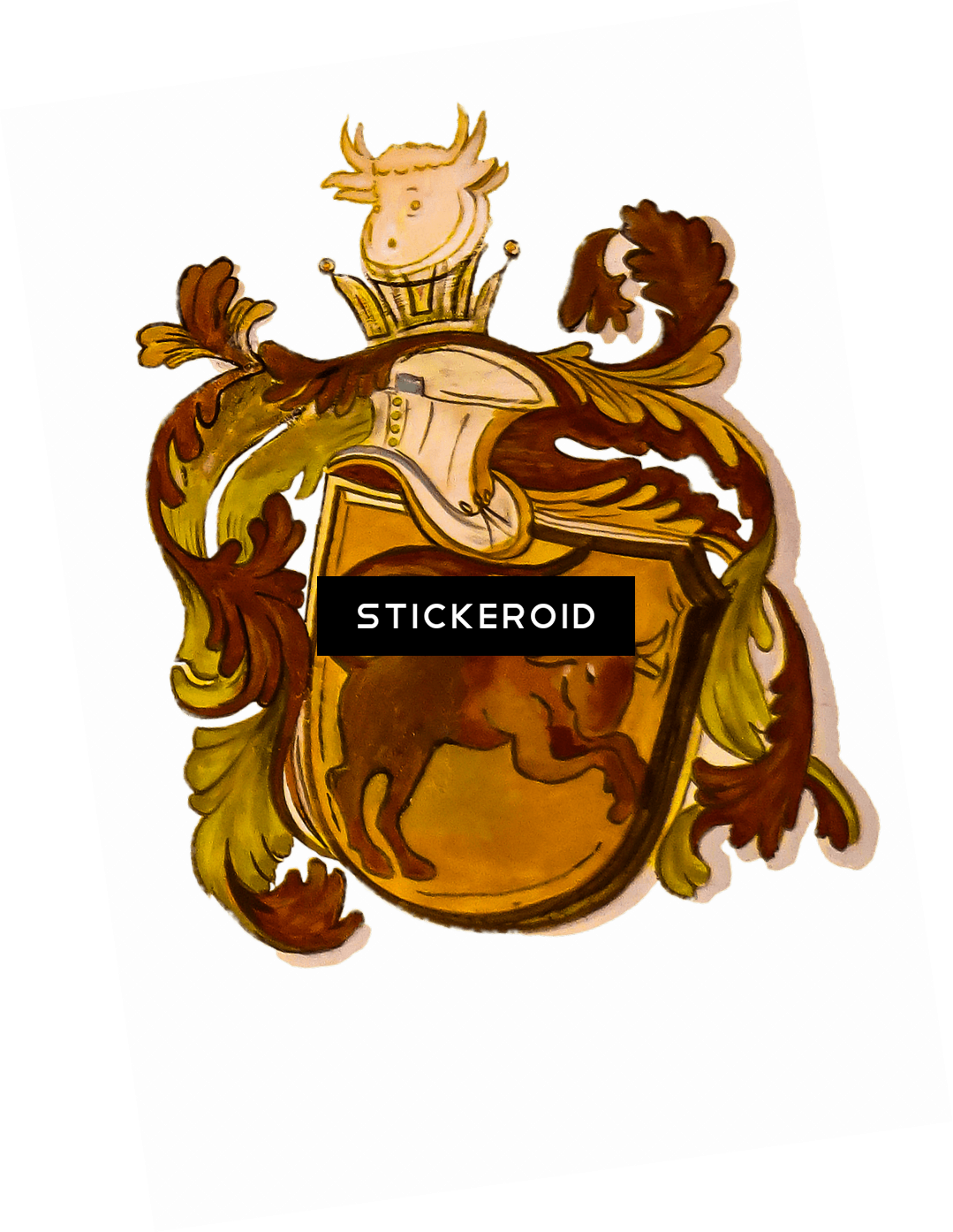 Coat Of Arms Zodiac Sign Taurus (1079x1394), Png Download