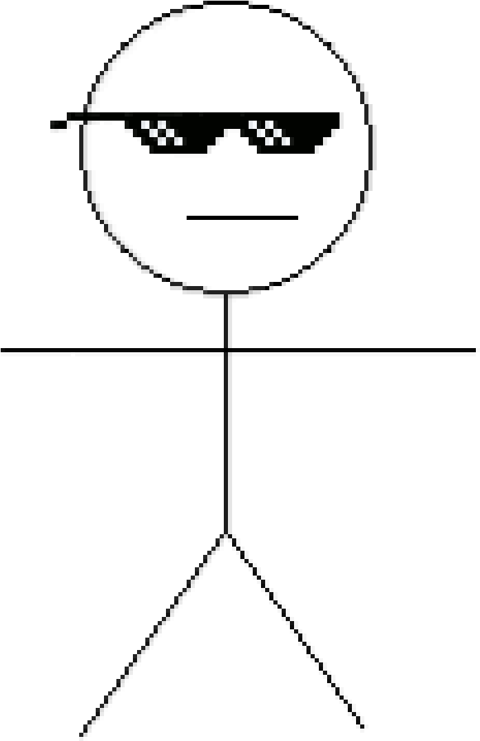 Download Mlg Stickmannnnnnn - Illustration | Transparent PNG Download ...