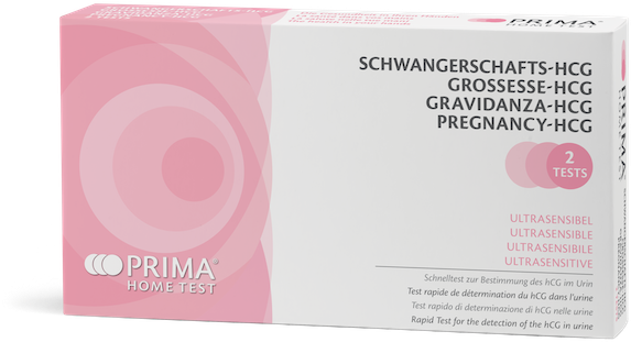 Pregnancy-hcg Test - Box (600x337), Png Download