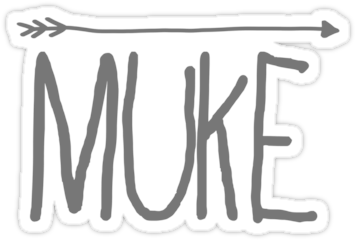 Muke By G4l3xy - 5sos Stickers Png (375x360), Png Download