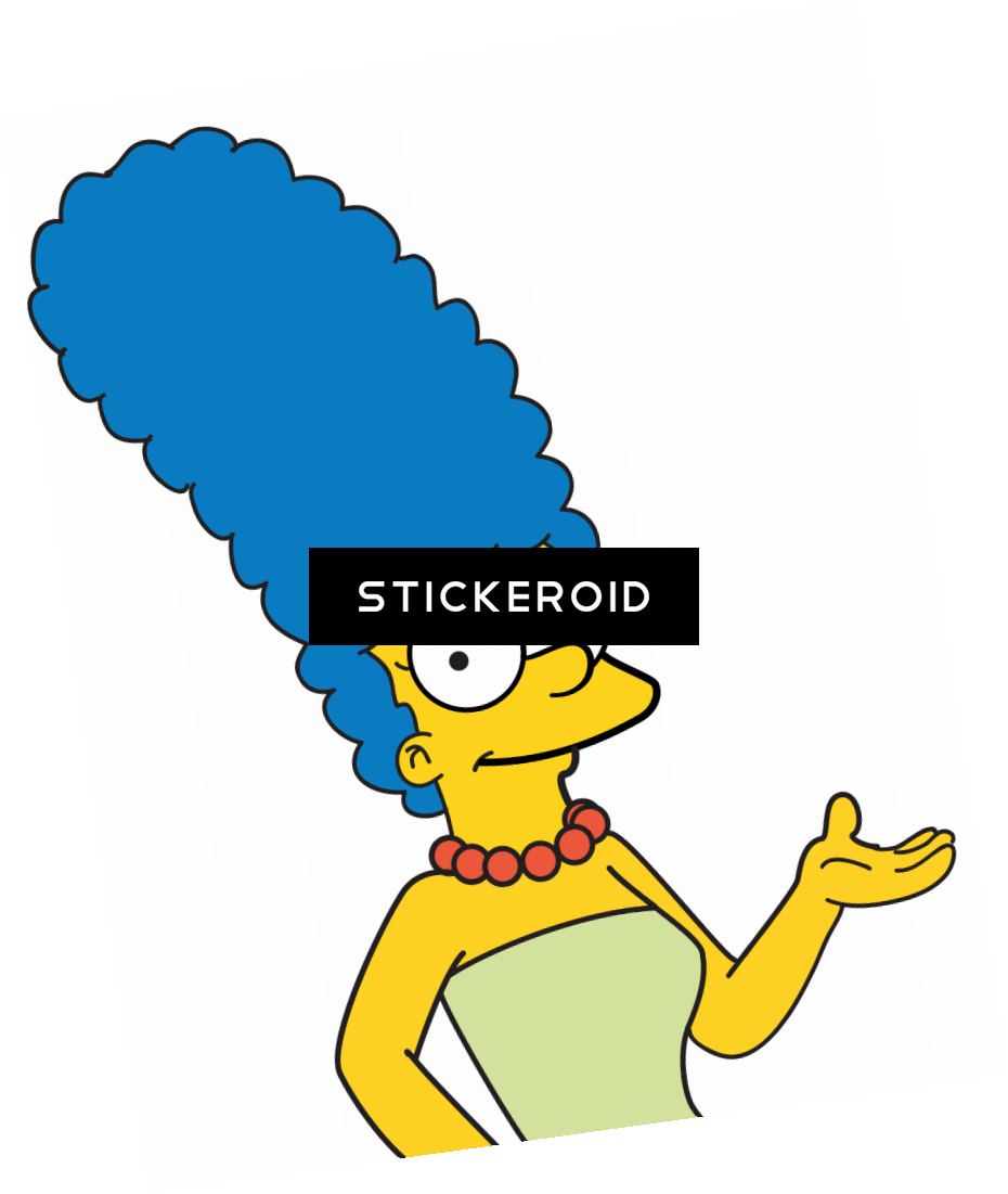 Download Simpsons Actors Heroes - Marge Simpson Face Png | Transparent ...