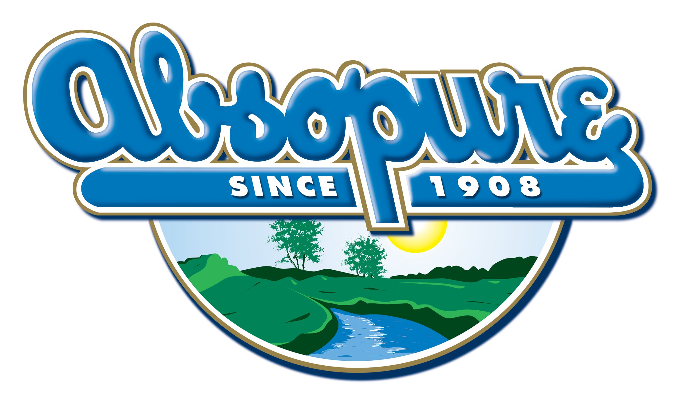 Absopure Since 1908 Logo - Absopure Water Logo (2400x1599), Png Download