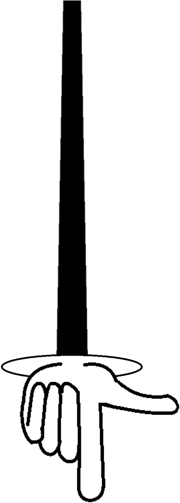 Arm Pointing (425x1021), Png Download