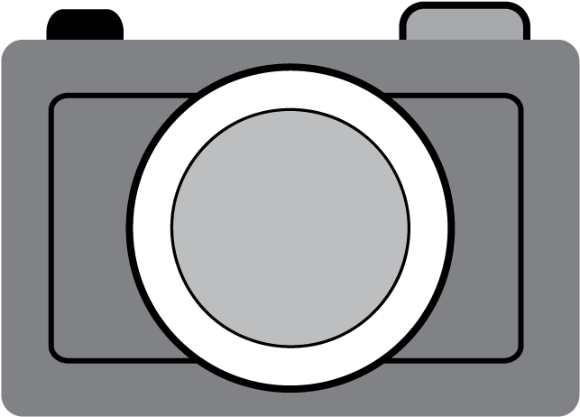Gray Clipart Camera - Photography (681x485), Png Download
