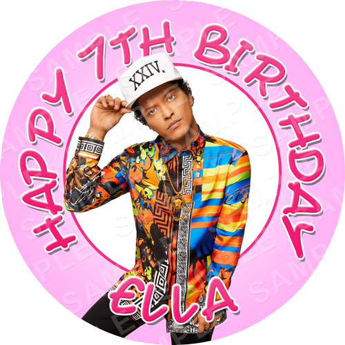 Bruno Mars Edible Cake Topper - Bruno Mars Wallpaper Hd Iphone (500x500 ...