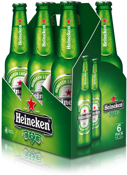 Six Pack Beer Heineken Heineken Basket Sixpack Design - Heineken Beer 6 ...