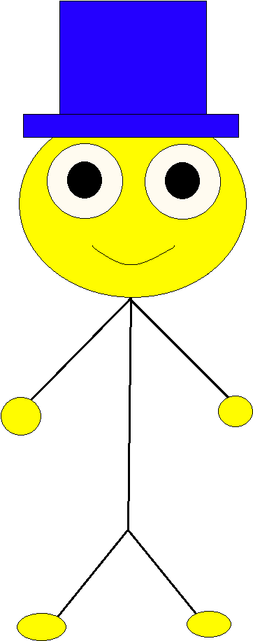 Bob The Stickman - Cartoon (638x944), Png Download