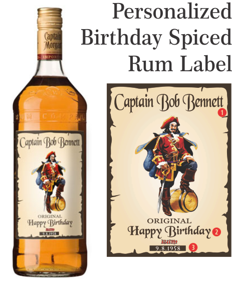 Download Personalized Rum Label - Happy Birthday Captain Morgan Meme ...
