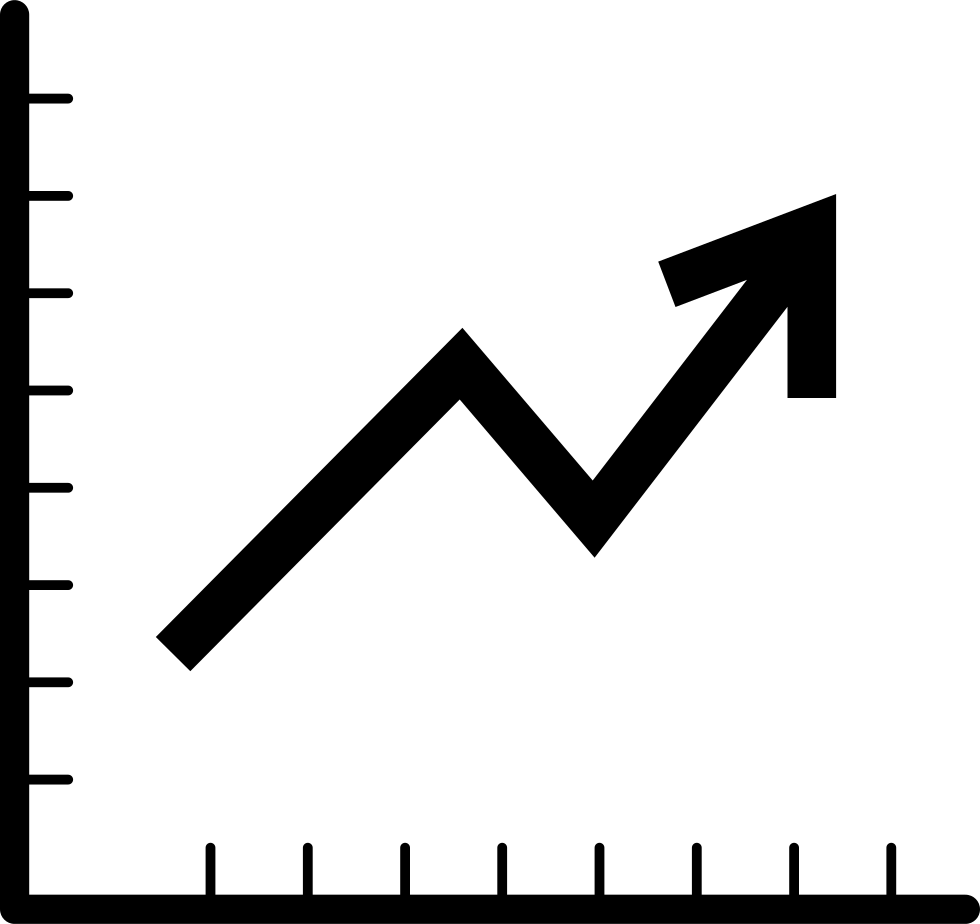 Download Line Graph Comments - Black And White Icon Line Graph ...