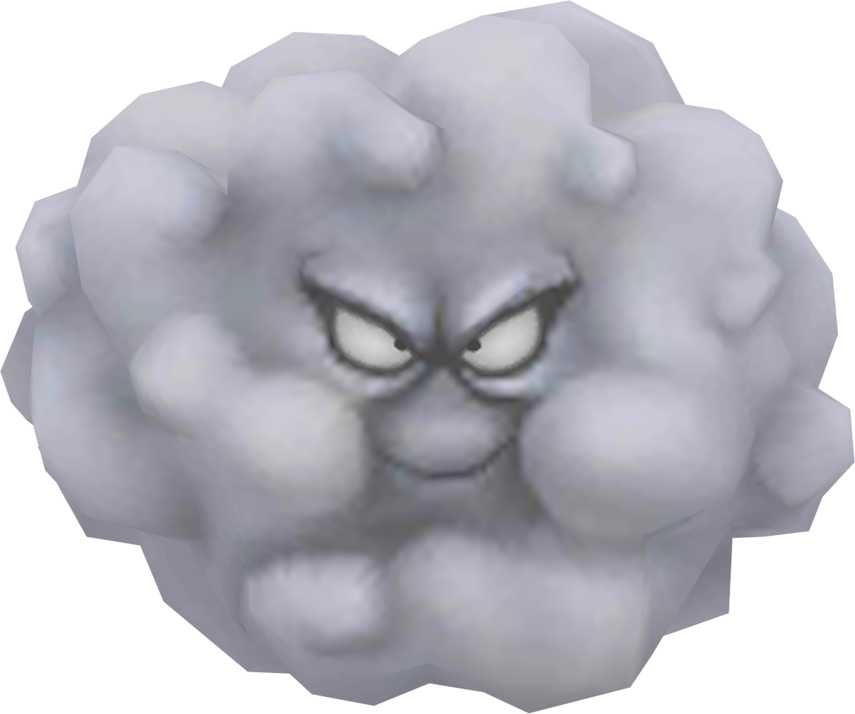 Monster Sprite - Cloud Monster Cartoon (1209x1009), Png Download