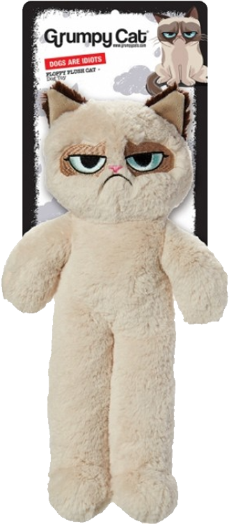 Grumpy Cat - Floopy Plush - Grumpy Cat Cat Toys (800x800), Png Download