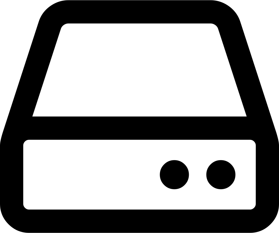 Png File Svg - Hard Drive Icon Png (980x818), Png Download