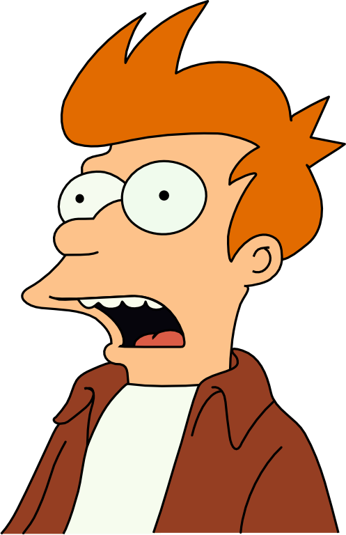 Fry By Benhurmarcel On Deviantart - Fry Scream Png (497x768), Png Download