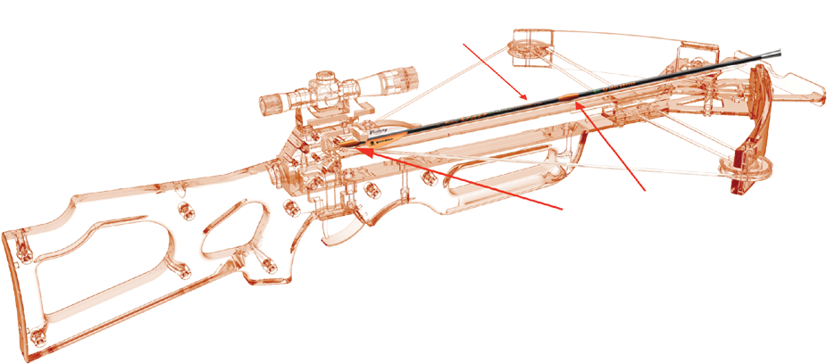 Voodoo Crossbow Arrow Accessories - Royalty-free (1000x445), Png Download