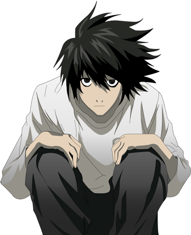 Download L - L Death Note Profile | Transparent PNG Download | SeekPNG
