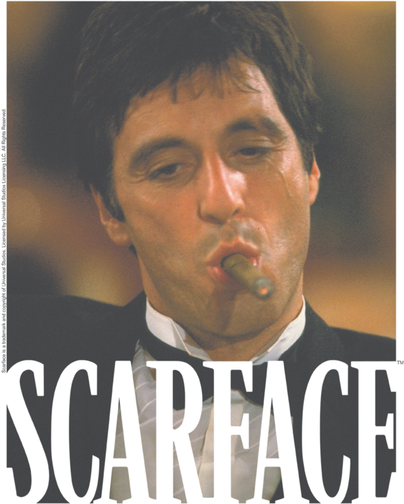 Scarface (600x765), Png Download