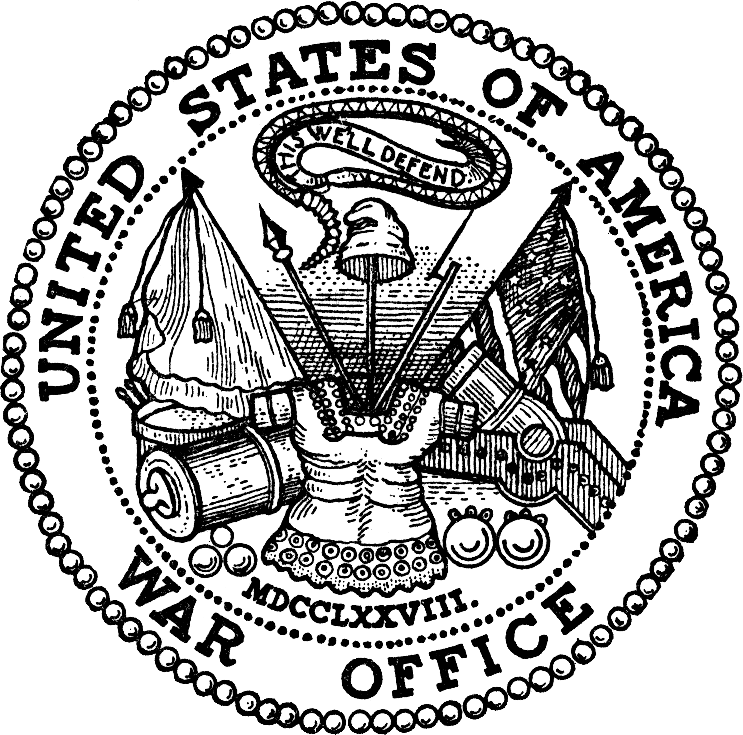 Download Seal Of The United States Department Of War - Department Of ...