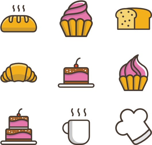 Svg Transparent Bakery Vector Element - Bakery Png (600x564), Png Download