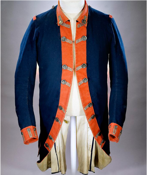 Continental Army Uniform Coat Worn By Colonel Peter - Colonist Uniform ...