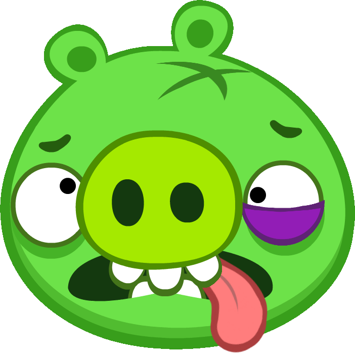 Download Hurt Pig - Pig Angry Birds Sprites | Transparent PNG Download ...