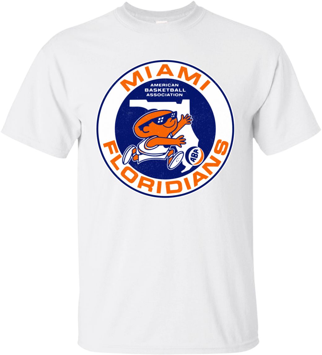 Miami Floridians Retro Aba Basketball Throwback Logo - Miami Floridians ...
