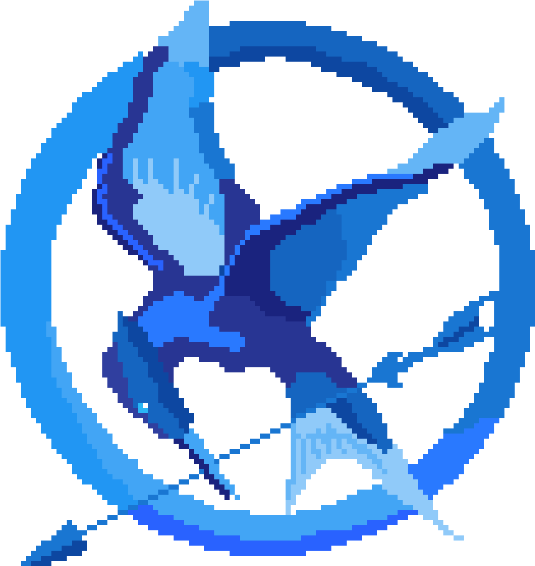 Download Blue Mockingjay Symbol | Transparent PNG Download | SeekPNG