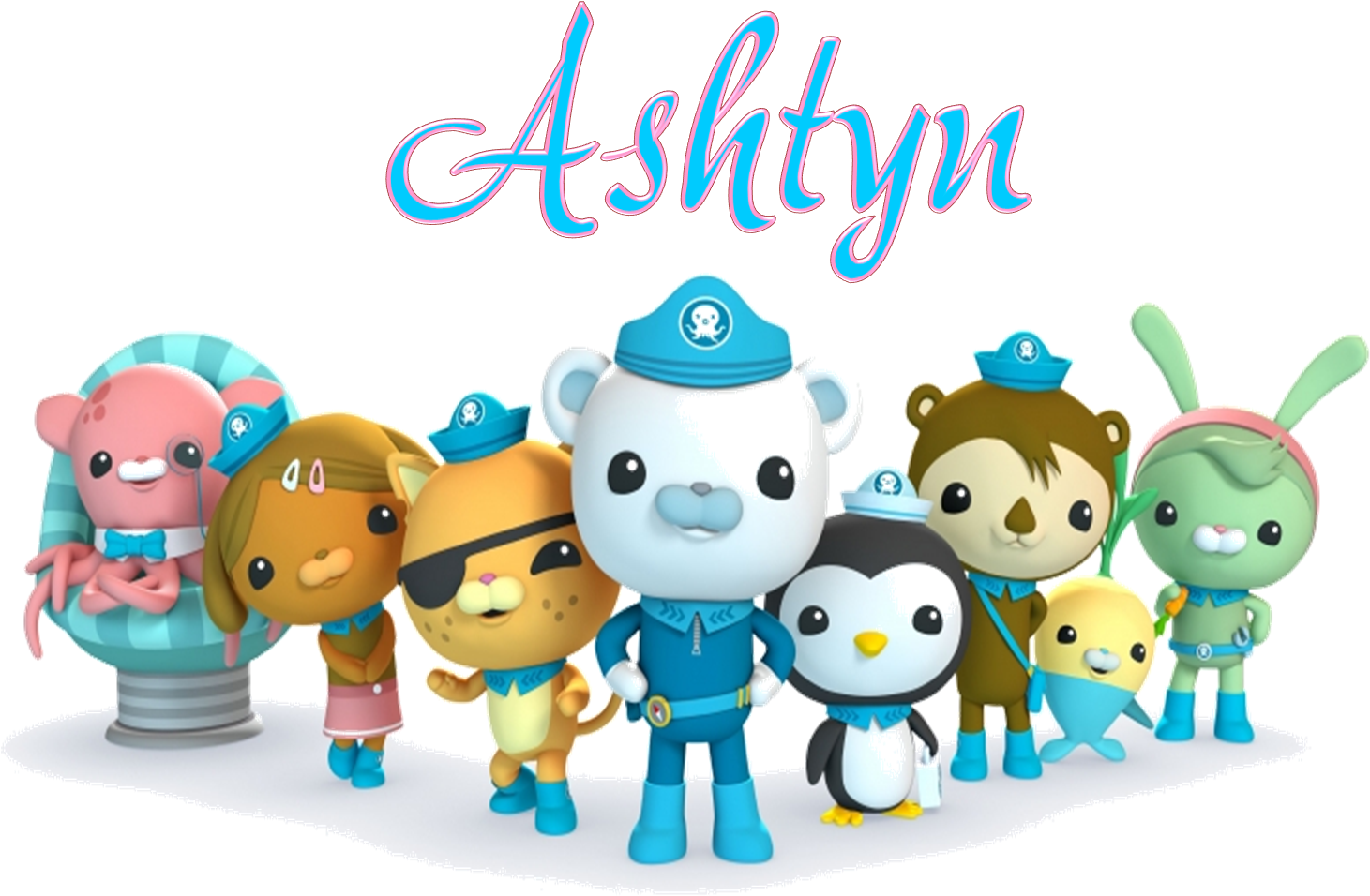 Octonauts All Characters (1502x1165), Png Download