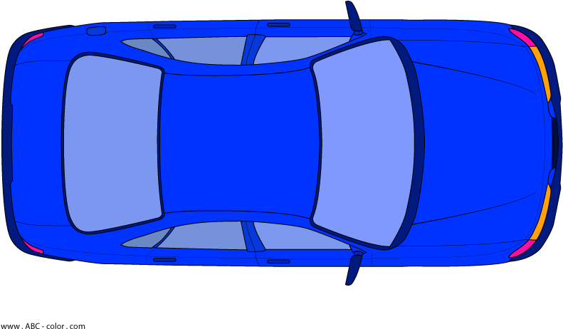 Download Car Top Raster Picture - Машина Вид Сверху Вектор ...