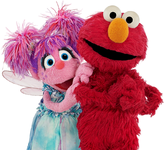 Sesame Street Characters Abby Cadabby And Elmo Will - Elmo And Abby Png ...