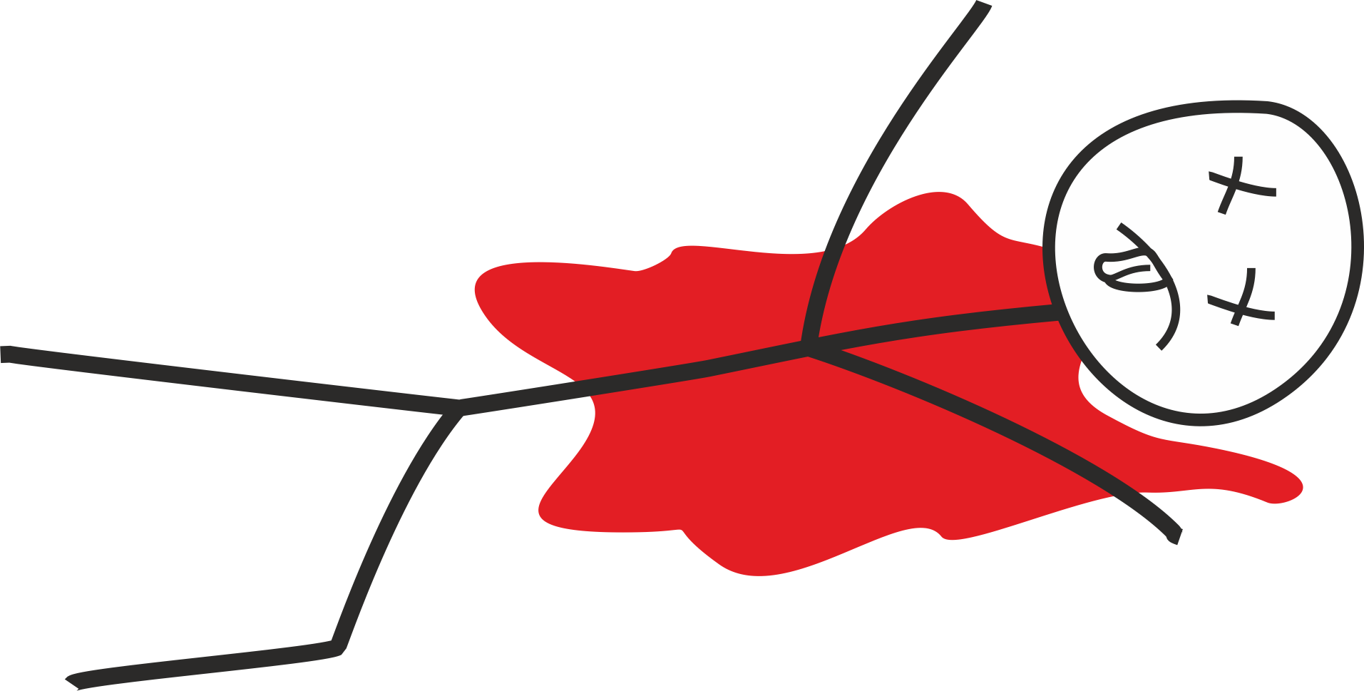 Stick Person Dead Png Graphic Transparent Library - Dead Body Stick ...