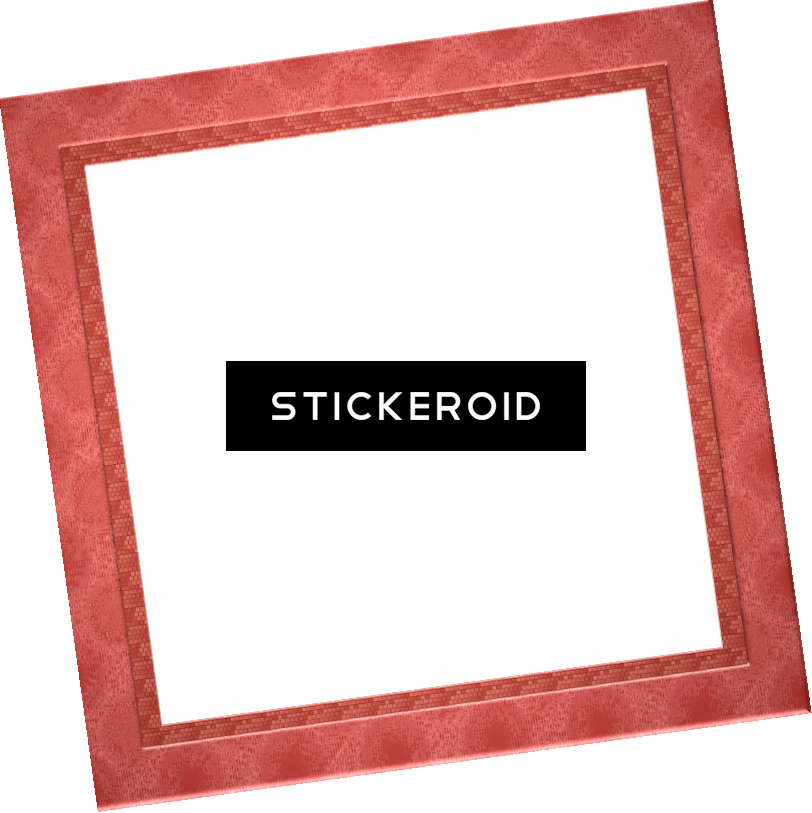 Download Red Border Frame Frames - Picture Frame | Transparent PNG ...