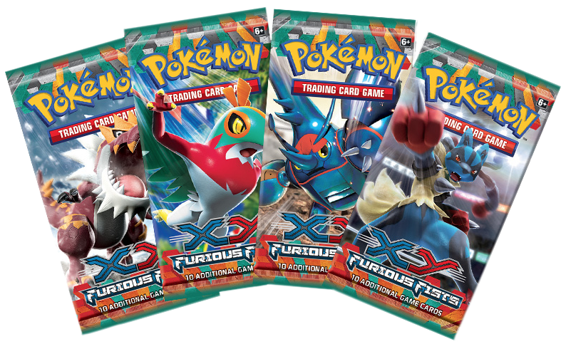 Image - Pokemon Furious Fists Packs (800x496), Png Download