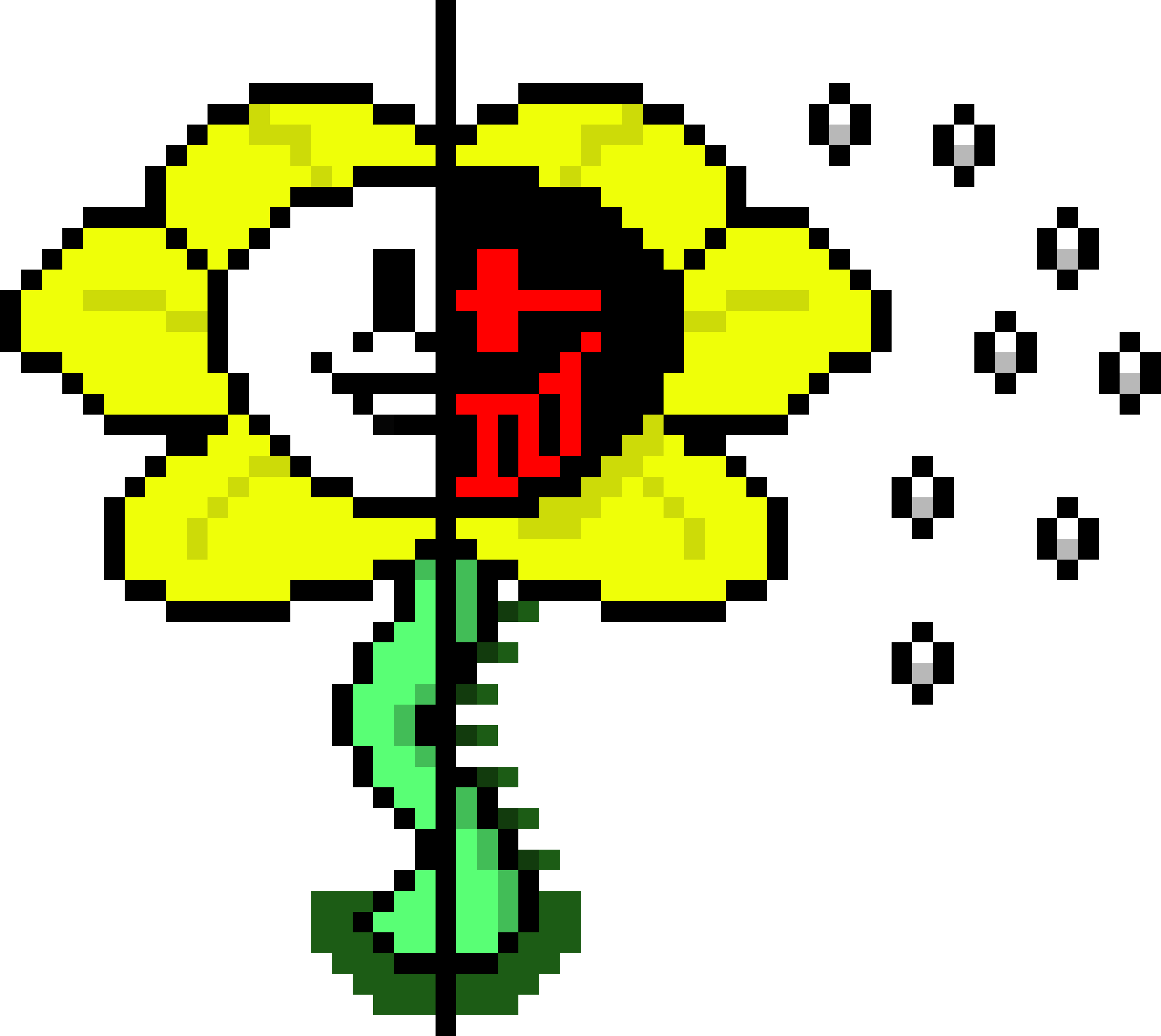 Download Flowey Sprite - Evil Flowey Sprite | Transparent PNG Download ...