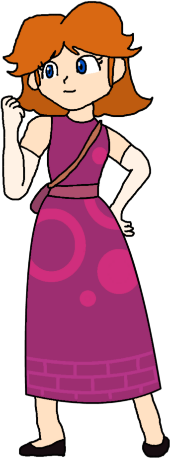 Princess Daisy Mermaid (750x1064), Png Download