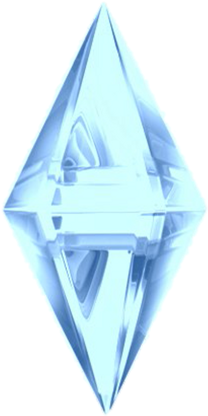 Download Sims Crystals Crystal Blue Sticker Stickers Tumblr - Sticker ...