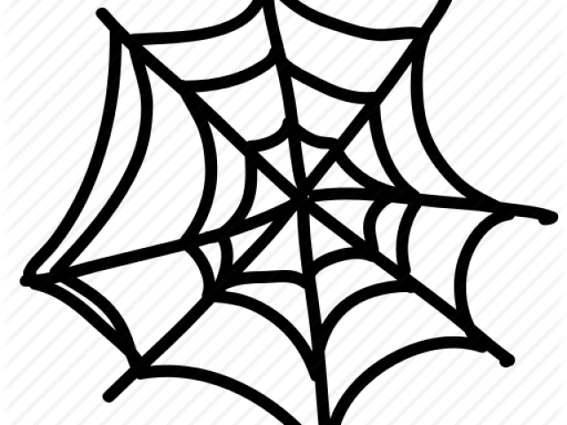 Spider Web Icon - Simple Spider Web Design (640x480), Png Download