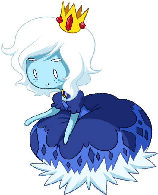 Ice Princess - Adventure Time Fionna Ice Queen Comic (524x648), Png ...
