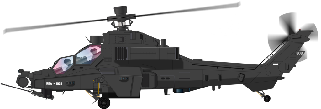 Attack Helicopter Png (1024x350), Png Download