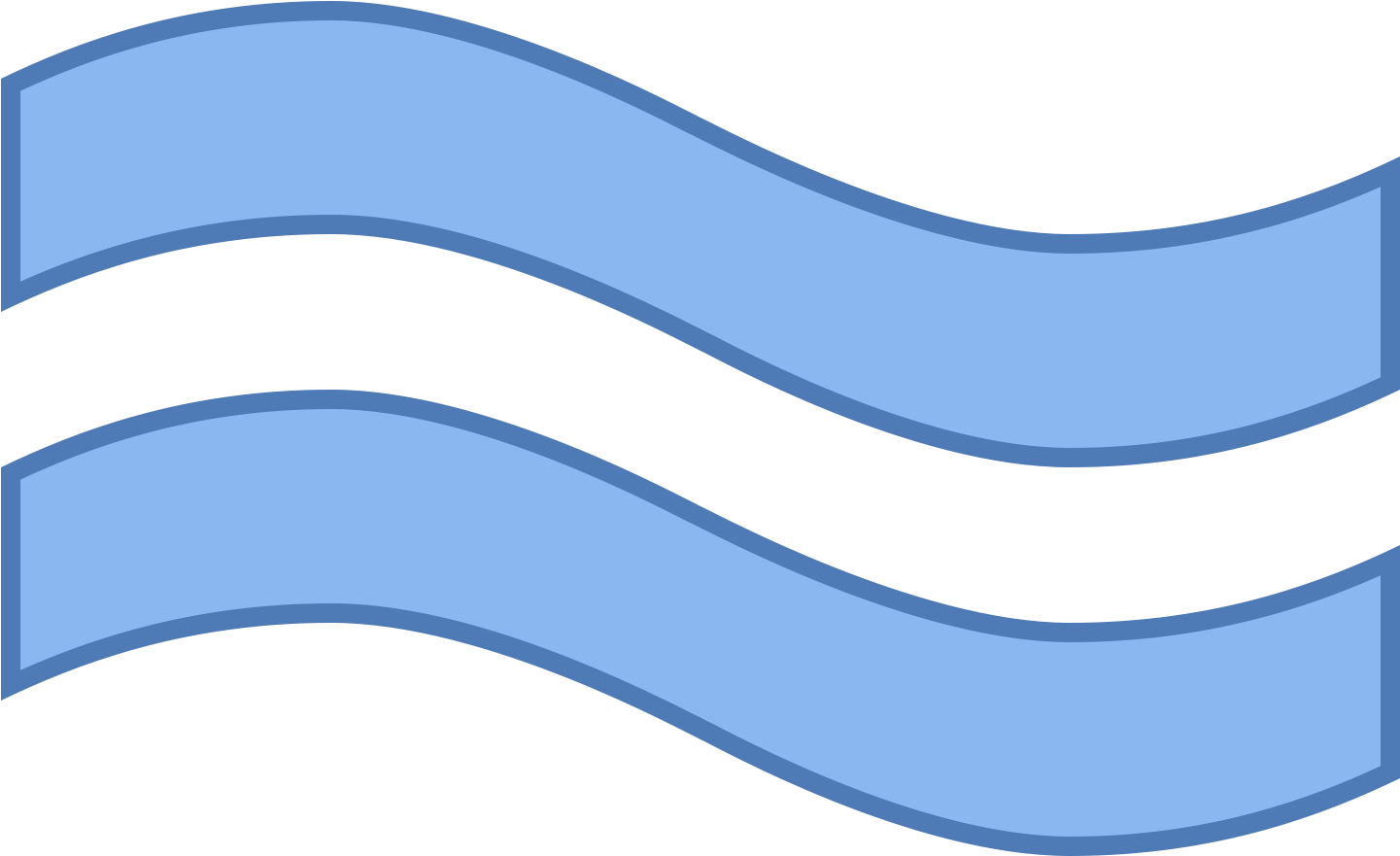 Download The Icon For Approximately Equal Is Shown As Two Wavy ...