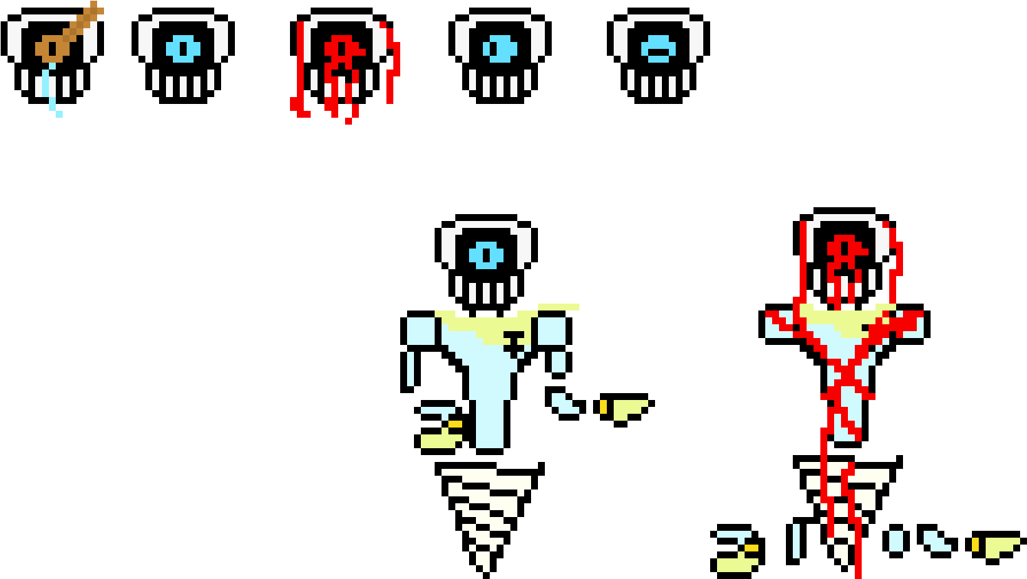 Download Undertale Au Atoe Papyrus Sprite | Transparent PNG Download ...