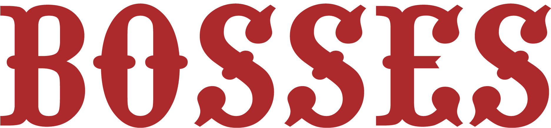 Bosses Letters Only (2000x440), Png Download